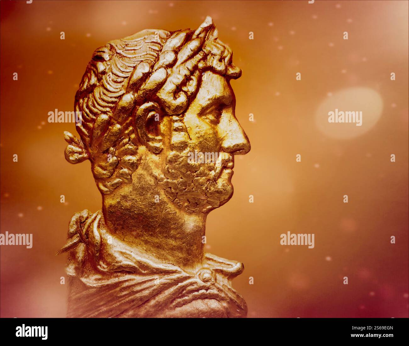 Hadrian or Publius Aelius Hadrianus Augustus, 76 - 138, Roman emperor ...