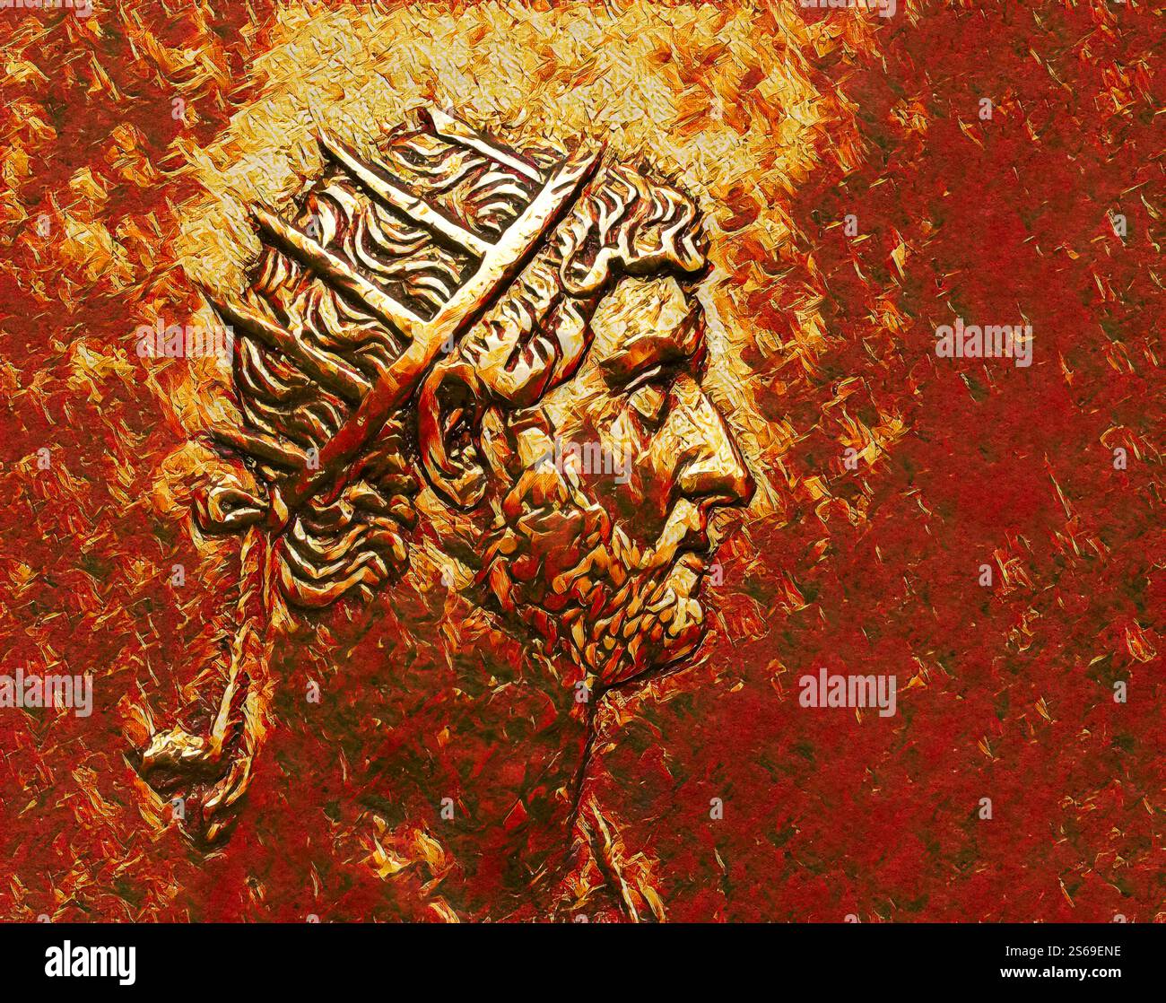 Hadrian or Publius Aelius Hadrianus Augustus, 76 - 138, Roman emperor ...