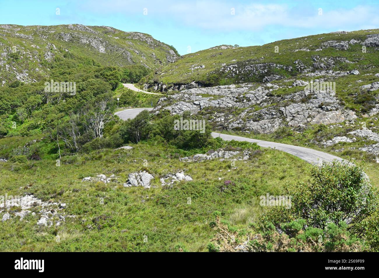 inverpolly nature reserve Assynt, Scottish Highlands July Stock Photo ...