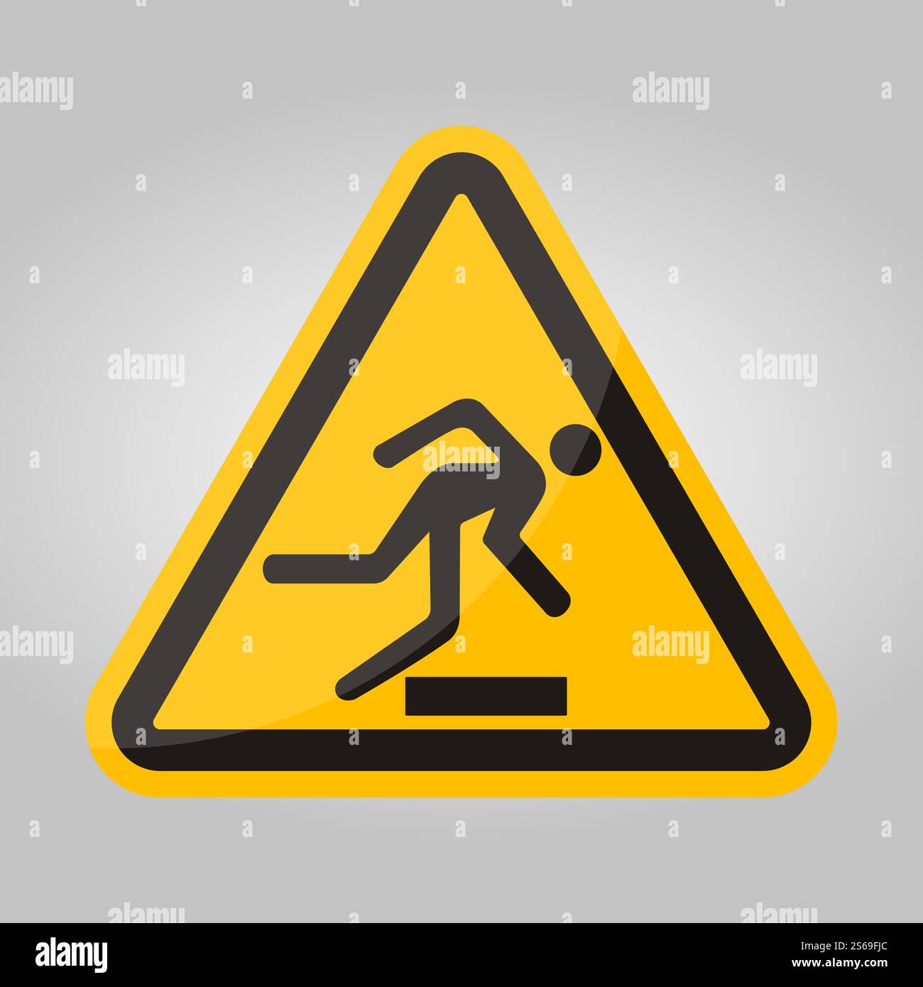 Beware Obstacles Symbol Sign Isolate On White Background,Vector ...