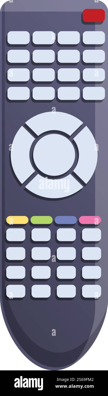 Multiview tv remote control icon. Cartoon of multiview tv remote ...