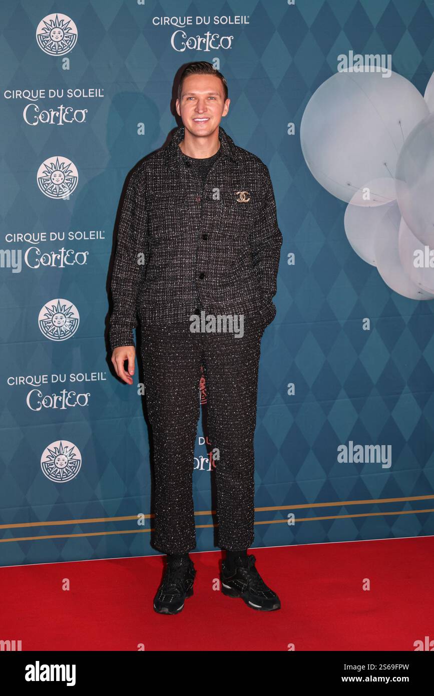 London, UK. 15th Jan, 2025. Chris Kowalski arriving and posing at the ...