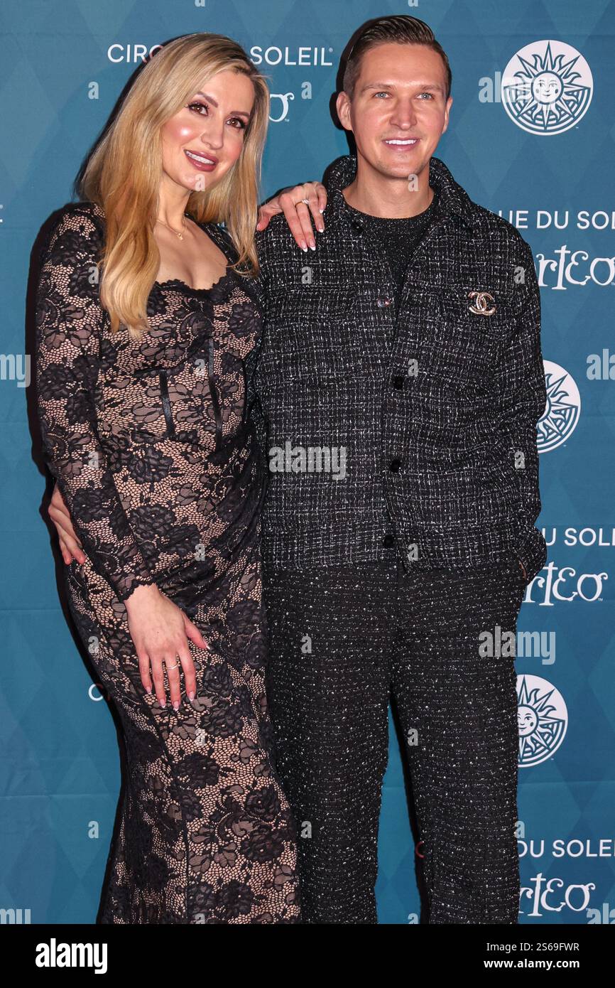 London, UK. 15th Jan, 2025. Victoria Brown and Chris Kowalski arriving ...