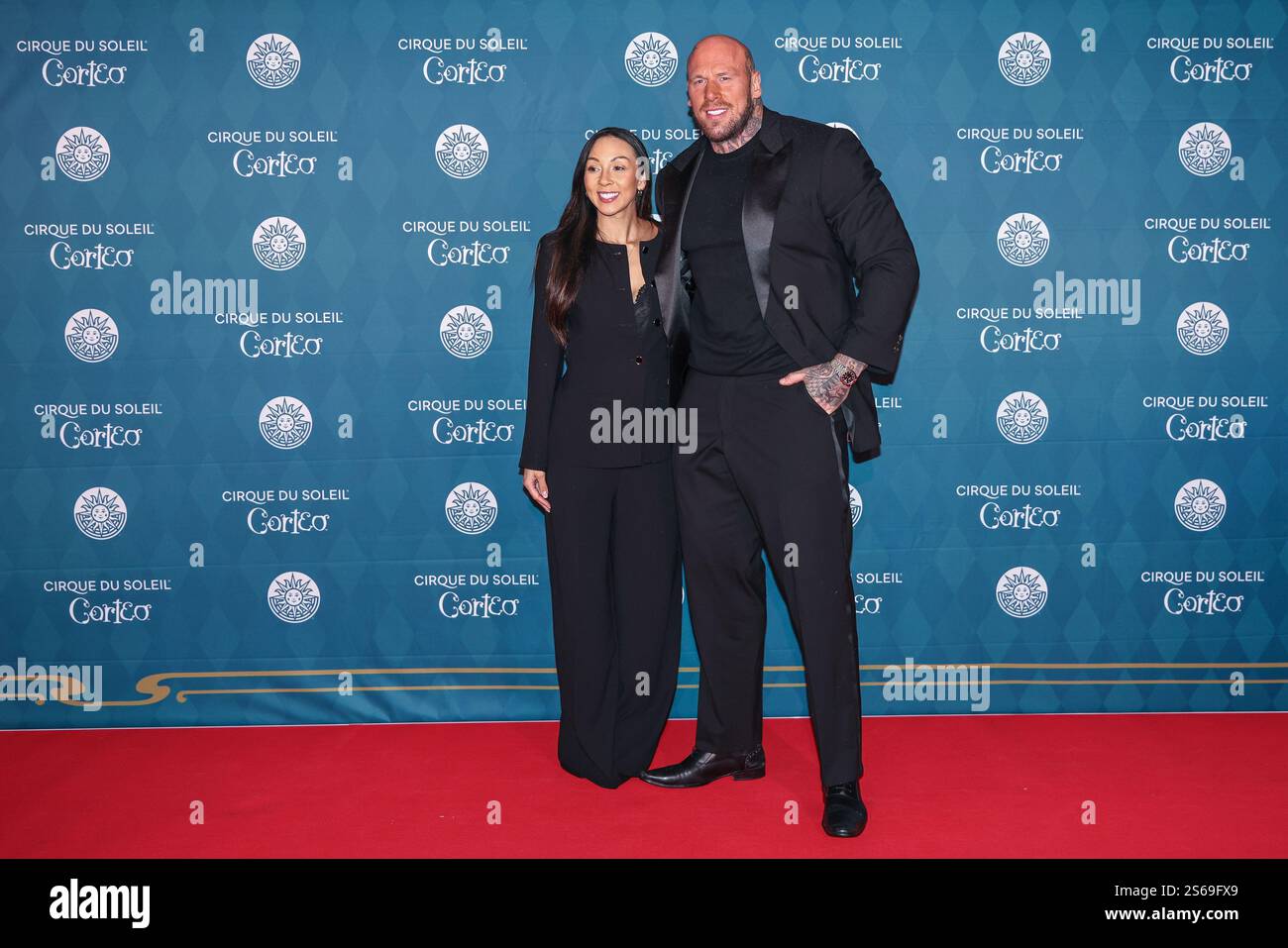 London, UK. 15th Jan, 2025. Martyn Ford (right) and Sacha Stacey (left ...