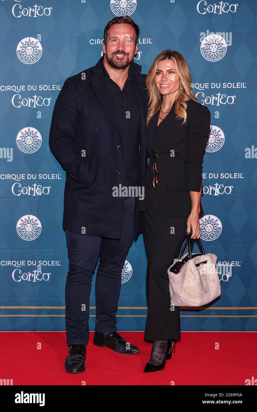 London, UK, 15th Jan 2025. Paul Doran-Jones and Zoe Hardman arriving ...