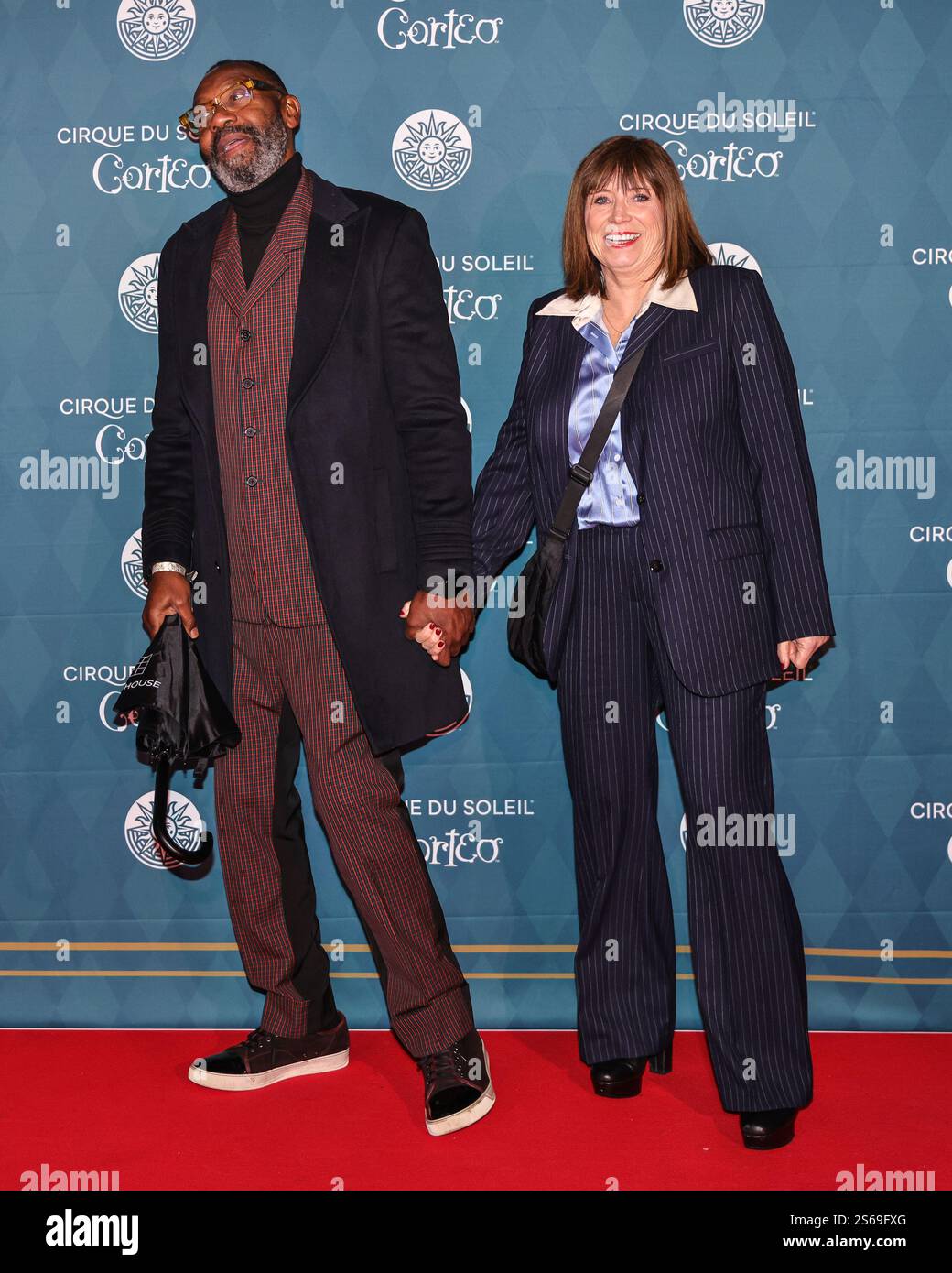 London, UK, 15th Jan 2025. Sir Lenny Henry, actor and comedian, partner ...