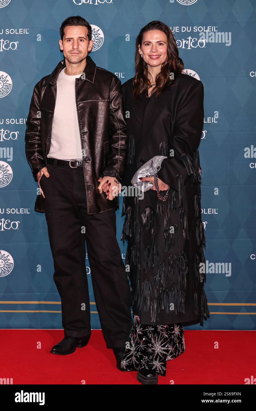 London, UK. 15th Jan, 2025. Hayley Atwell, actress, and Ned Wolfgang ...