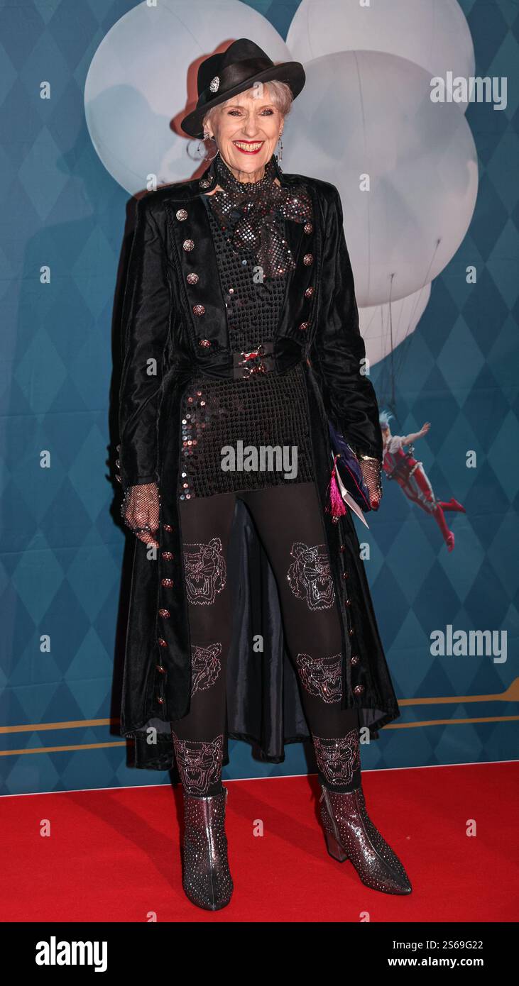 London, UK. 15th Jan, 2025. Anita Dobson, actress, arriving and posing ...