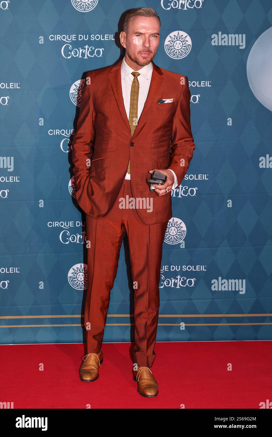 London, UK, 15th Jan 2025. Matt Goss, singer, arriving and posing at ...