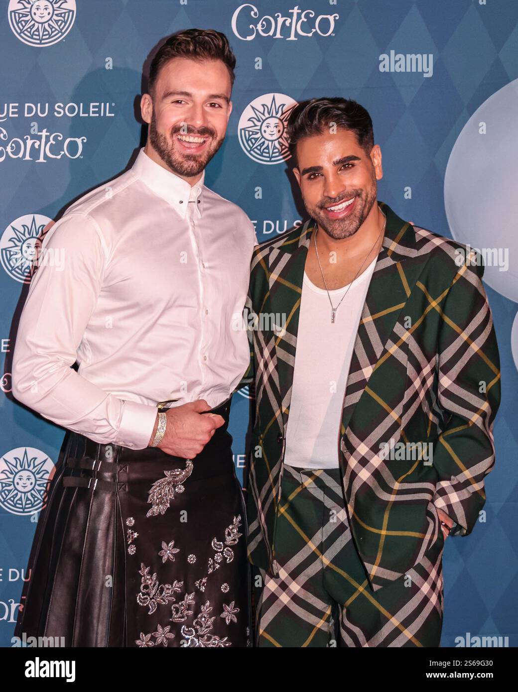 London, UK. 15th Jan, 2025. James Colebrook (l) and Dr Ranj Singh (r ...