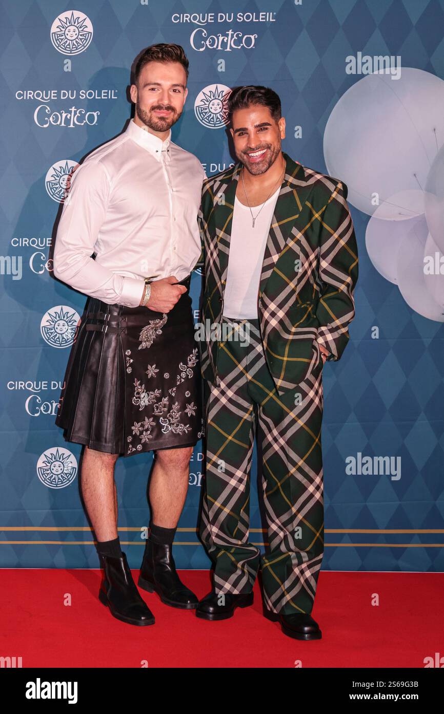 London, UK, 15th Jan 2025. James Colebrook (l) and Dr Ranj Singh (r ...