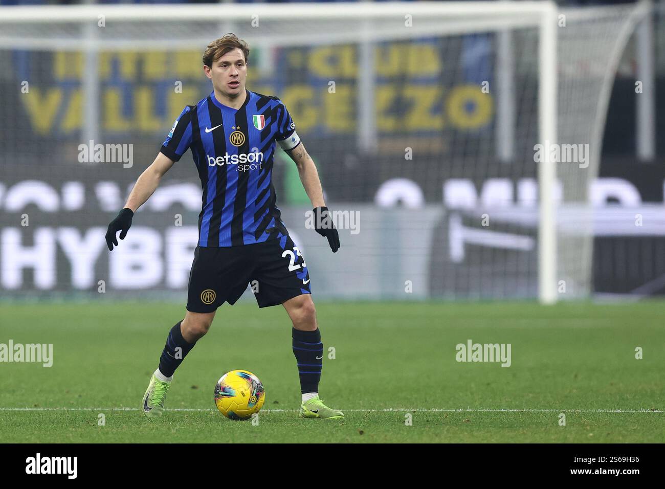 Milano, Italy. 15th Jan, 2025. Federico Dimarco of Fc Internazionale in action during the Serie ...