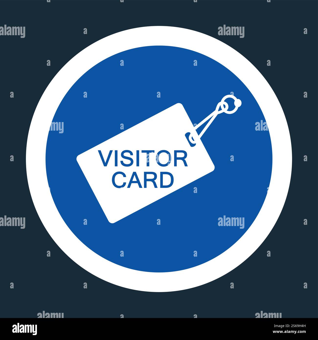 Stop Return Card Symbol Sign On black Background On black Background ...