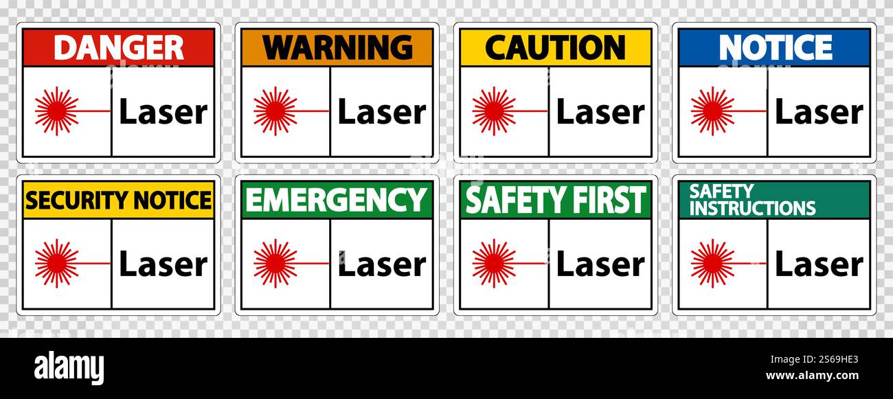 Laser Symbol Sign Symbol Sign Isolate on transparent Background,Vector ...