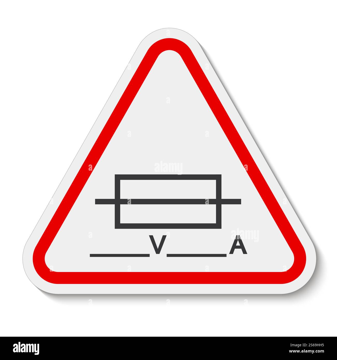 Fuse symbol sign isolate on white background hi-res stock photography ...