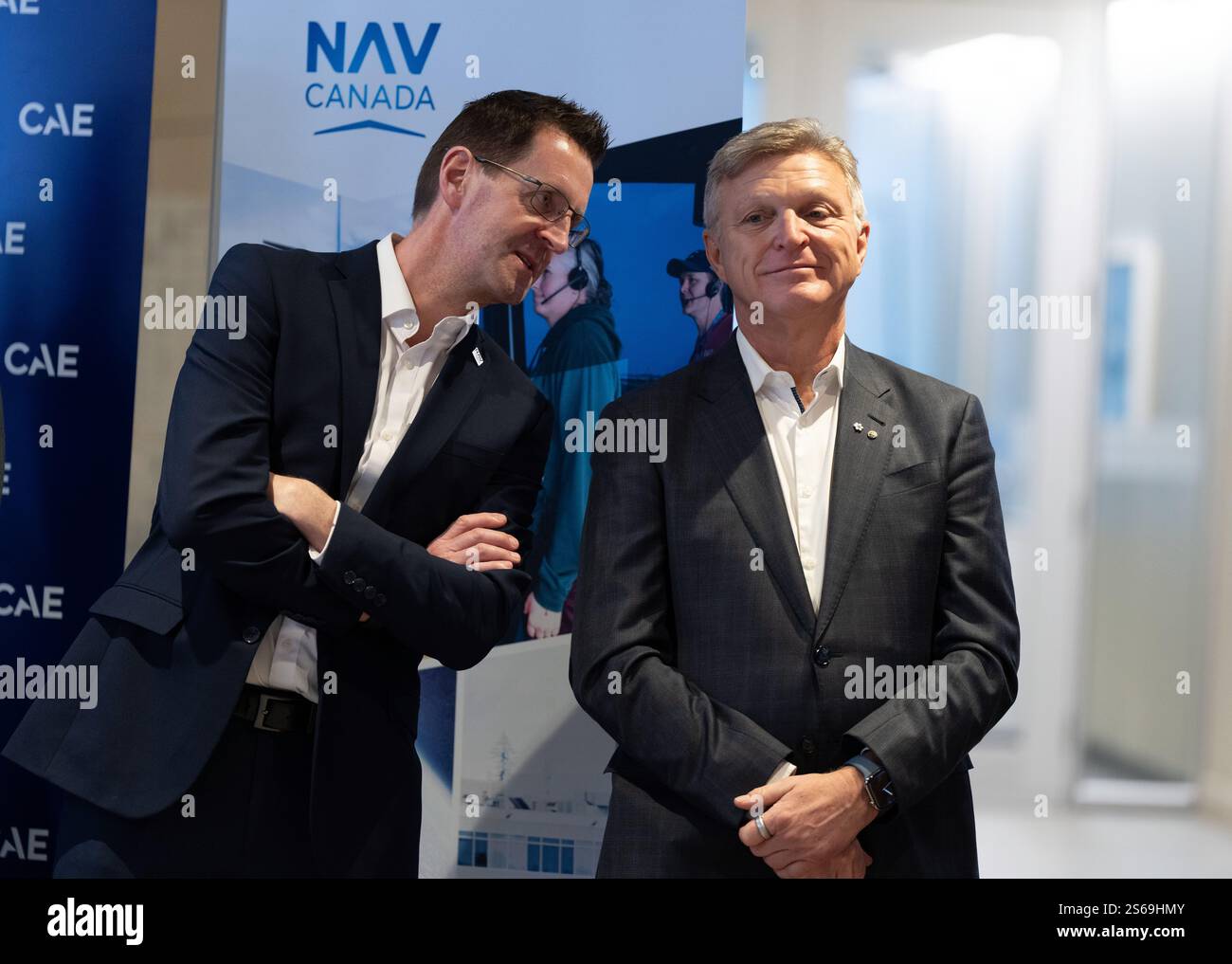 Montreal, Canada. 16th Jan, 2025. CAE President and CEO Marc Parent ...