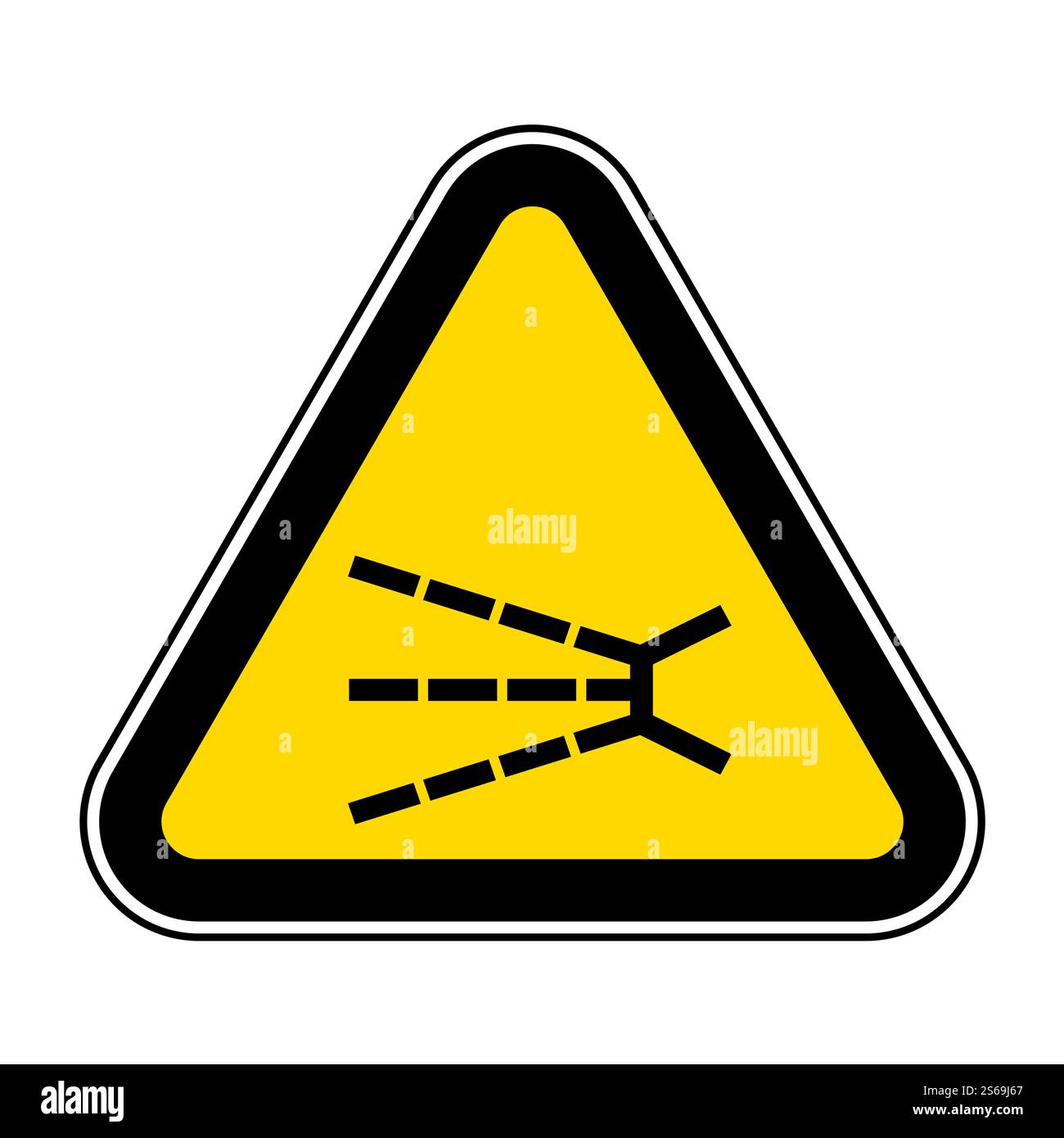Splashing Hazard Symbol Sign Isolate On White Background,Vector ...