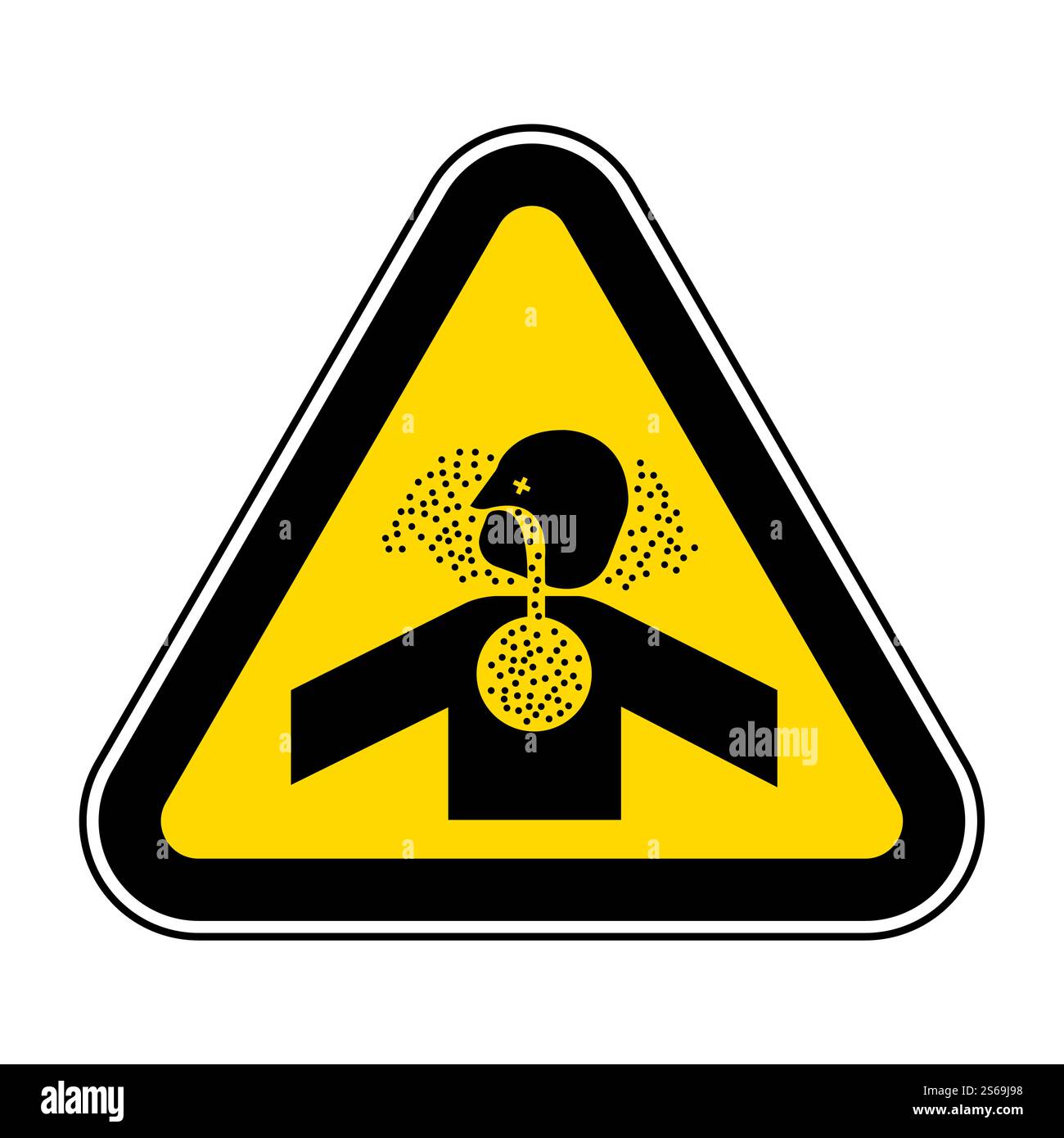 Toxic Gases Asphyxiation Symbol Sign, Vector Illustration, Isolate On ...