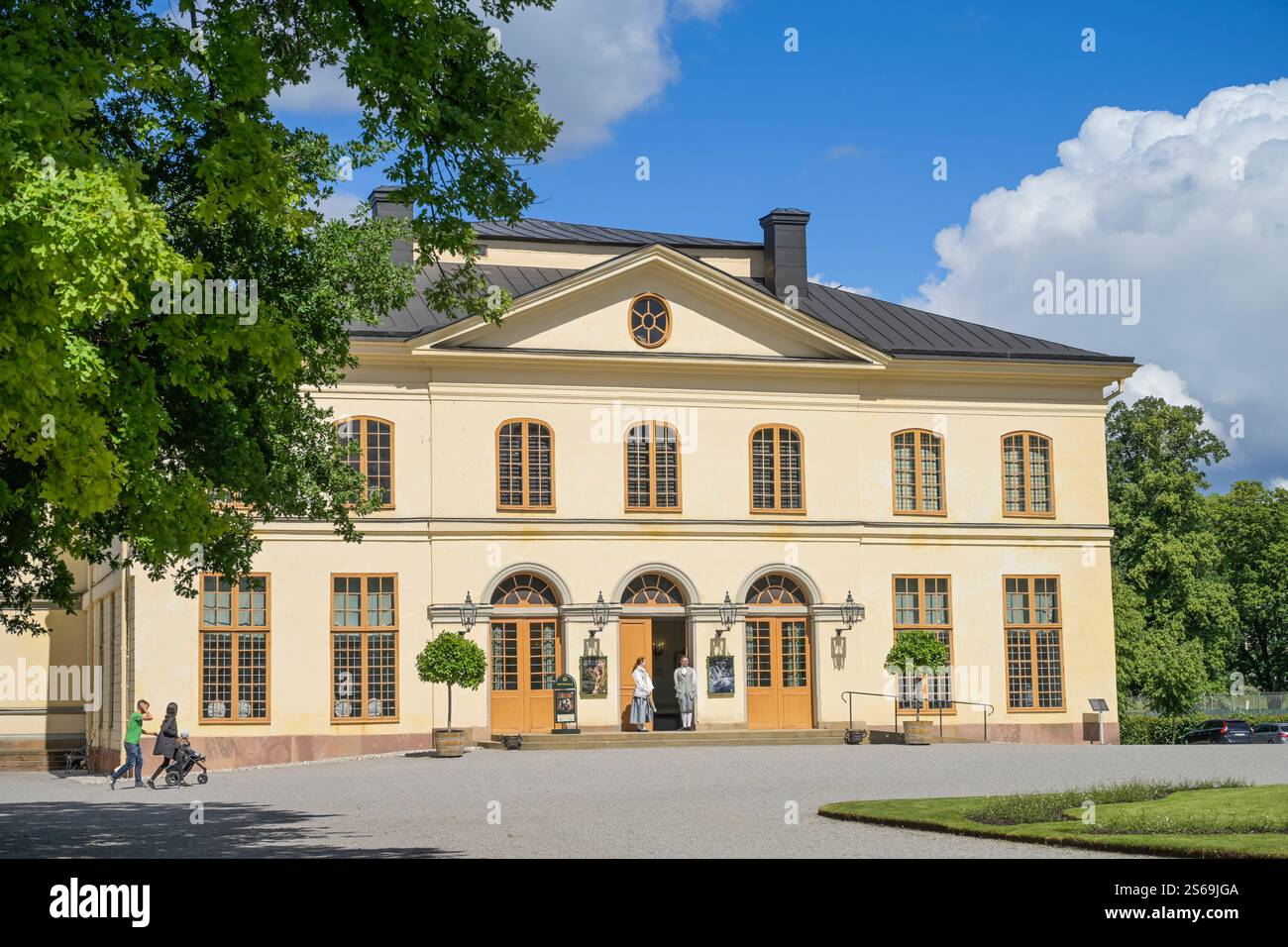 Schlosstheater Slottsteater, Schloss Drottningholm, Gemeinde Ekerö ...