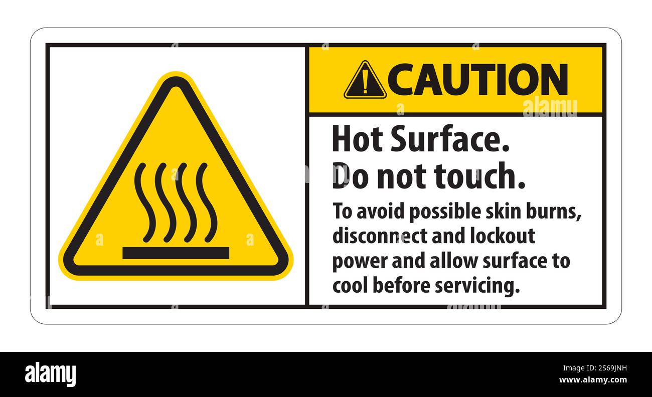 Hot Surface, Do Not Touch, To Avoid Possible Skin Burns, Disconnect And ...