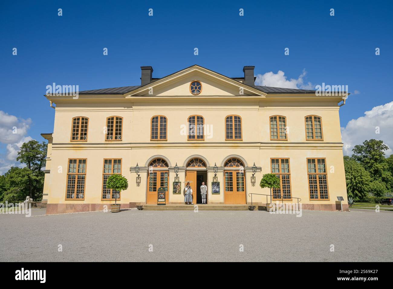 Schlosstheater Slottsteater, Schloss Drottningholm, Gemeinde Ekerö ...