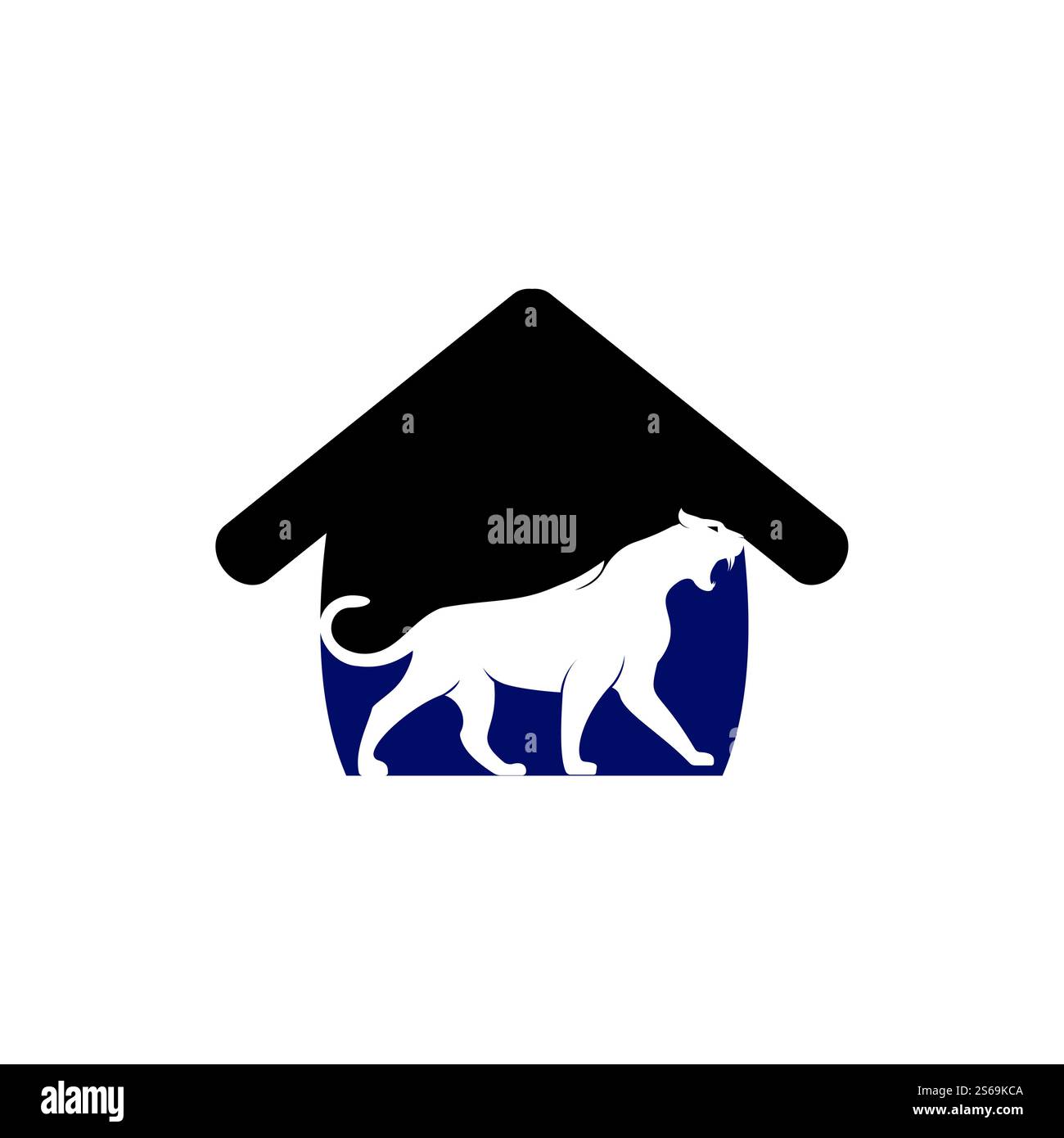 Panther cat wild animal vector logo design. Cheetah logo design concept ...