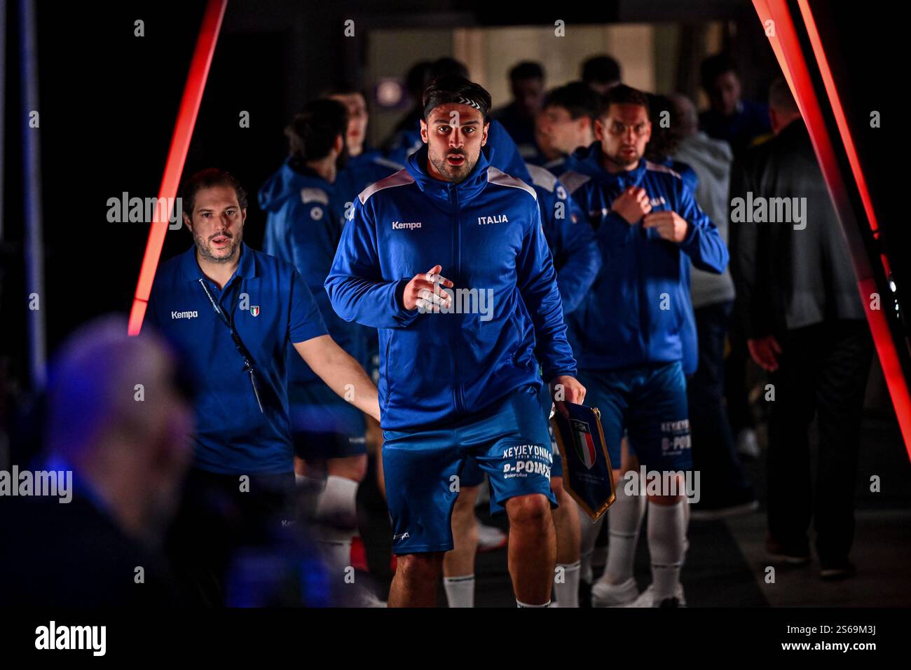 Andrea Parisini of Italy Nationalteam during IHF Men's - Handball World ...