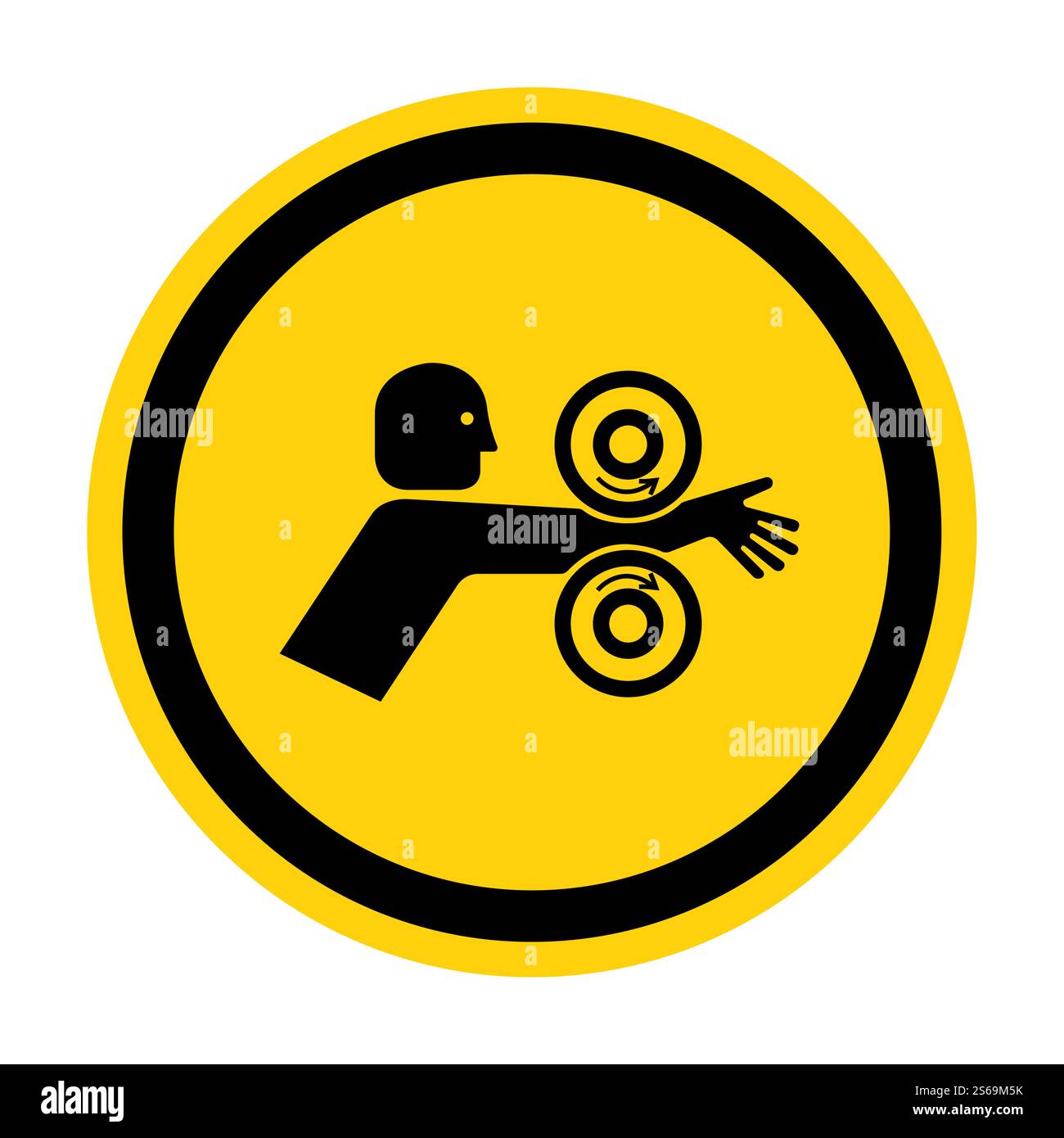 Arm Entangle Rollers Right Symbol Sign Isolate On White Background ...