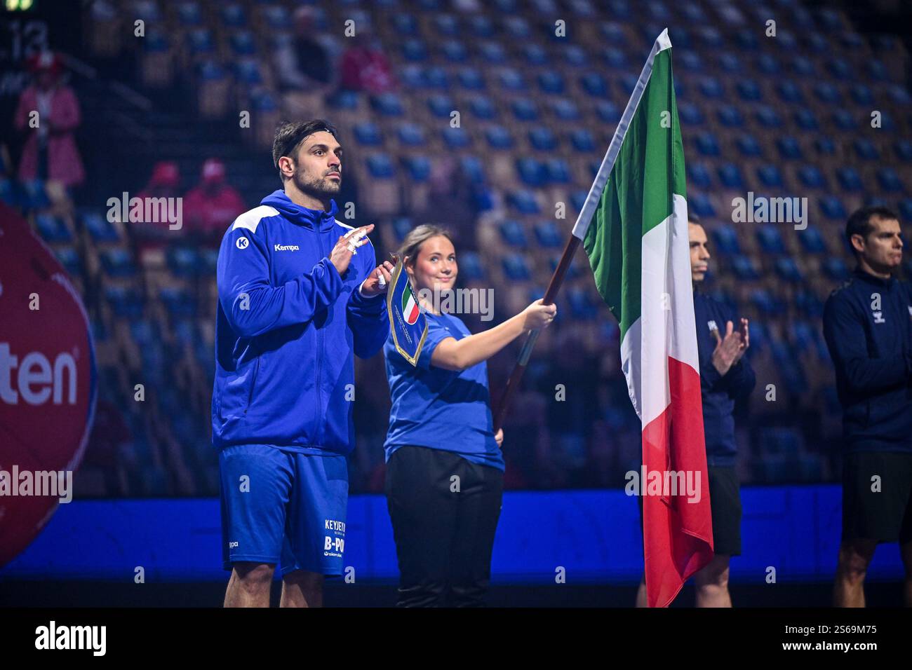 Andrea Parisini of Italy Nationalteam during IHF Men's - Handball World ...