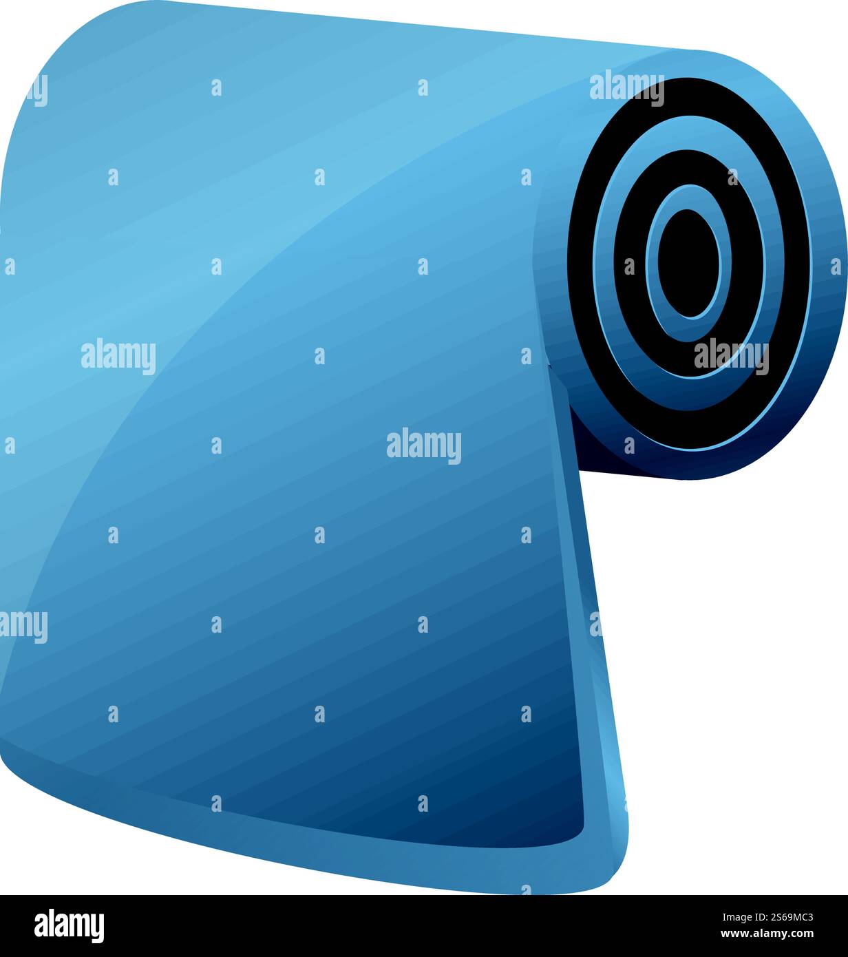 Soundproofing roll icon. Cartoon of soundproofing roll vector icon for ...