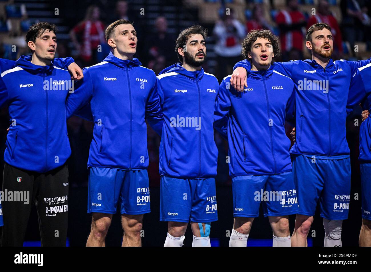 Herning, Denmark. 16th Jan, 2025. Umberto Bronzo of Italy Nationalteam ...