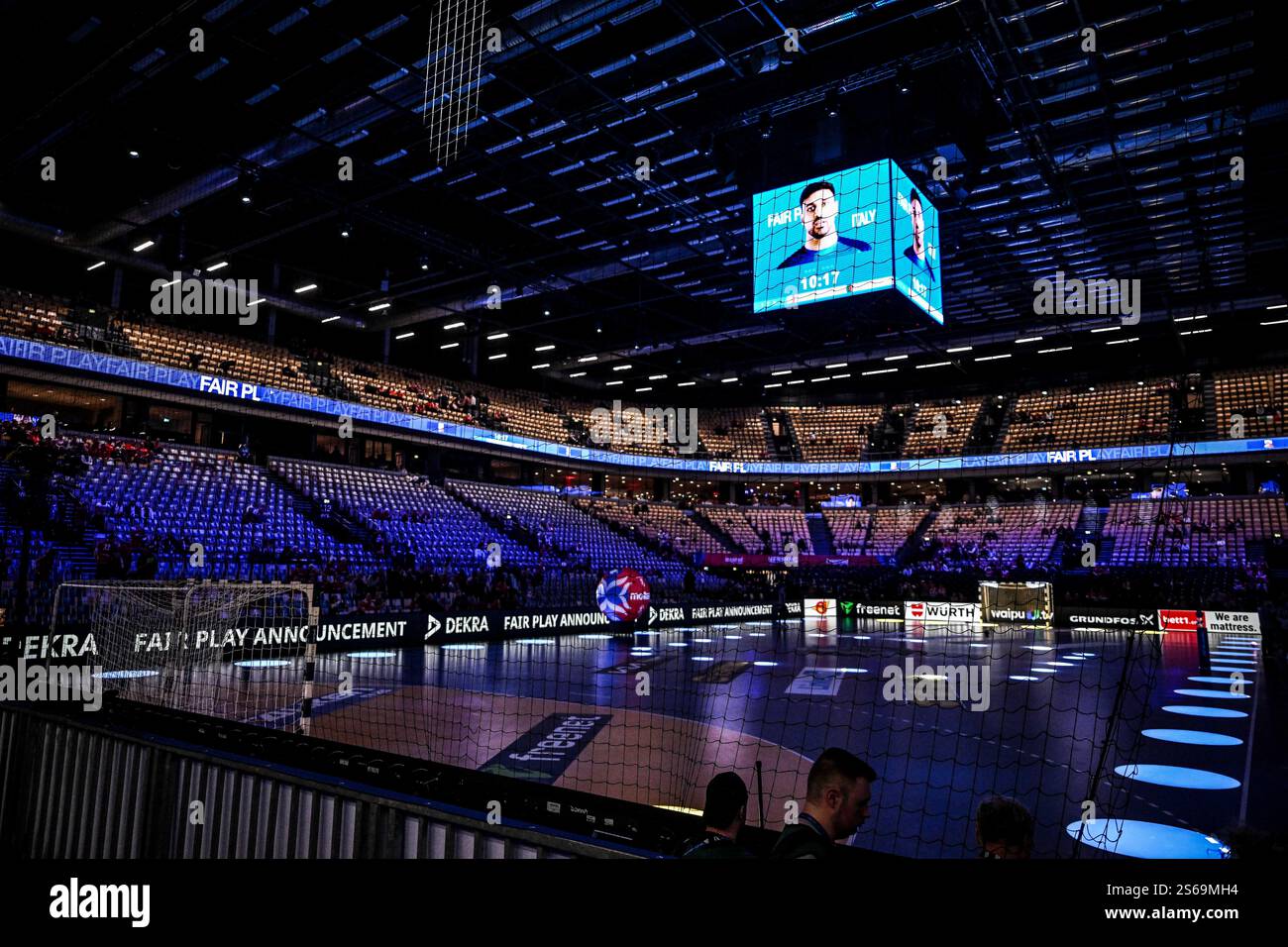 Herning, Denmark. 16th Jan, 2025. Dekra during IHF Men's - Handball ...