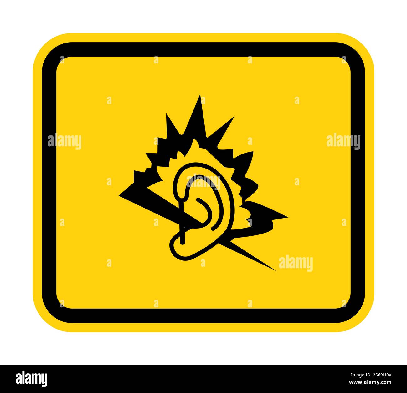 Noise Symbol Sign Isolate On White Background,Vector Illustration Stock ...