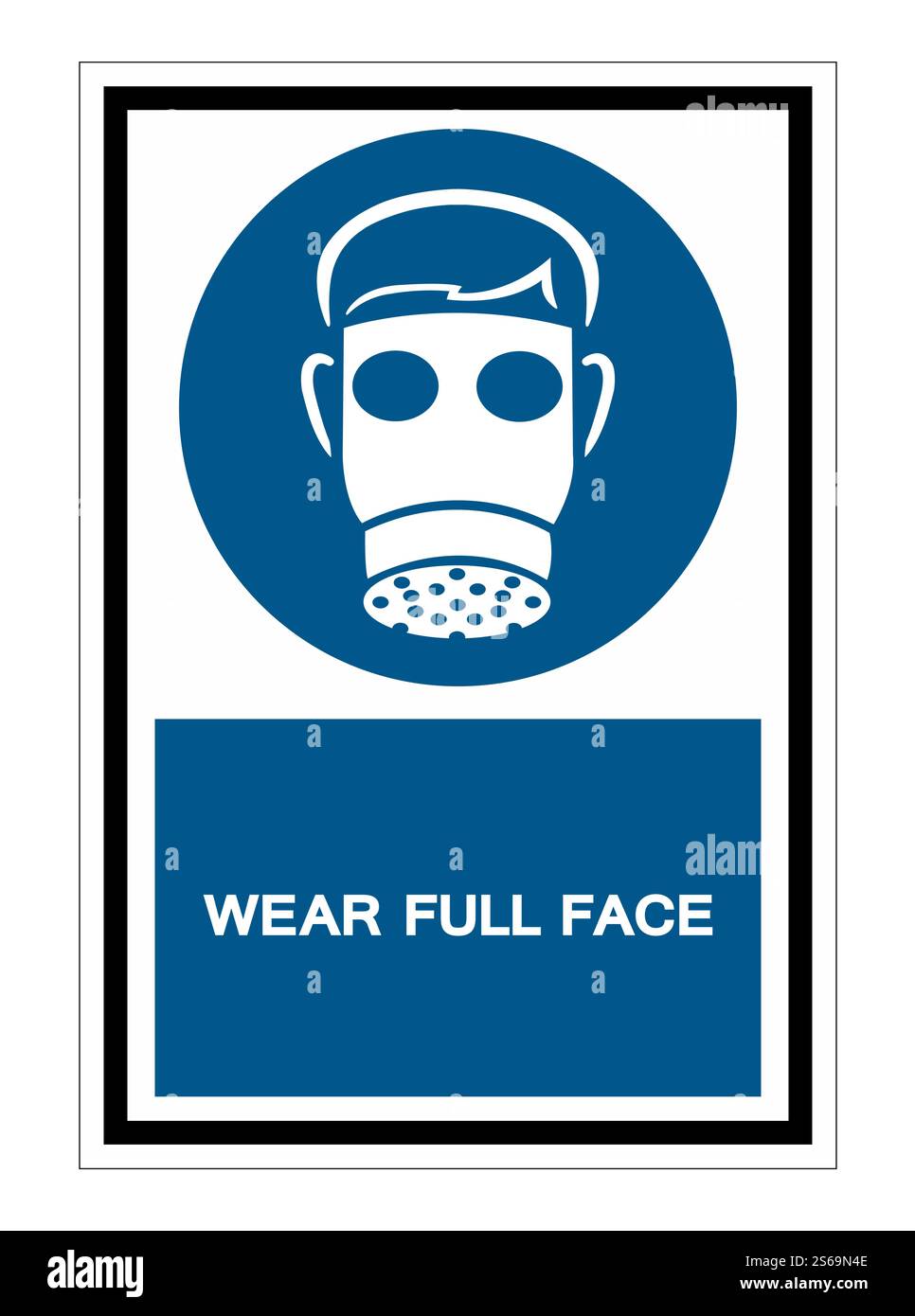 Symbol Wear Full Face Isolate On White Background,Vector Illustration ...