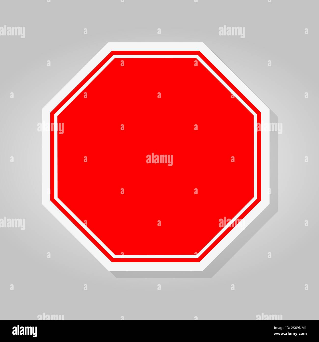Red Stop Sign Isolate On White Background,Vector Illustration Stock ...
