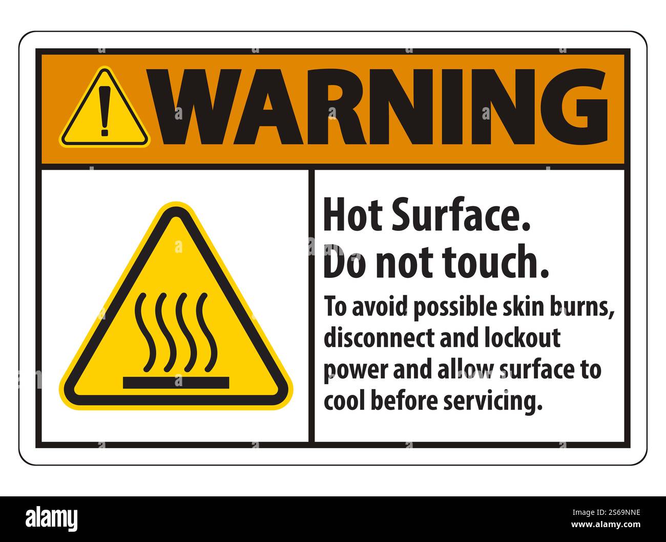 Hot Surface, Do Not Touch, To Avoid Possible Skin Burns, Disconnect And ...