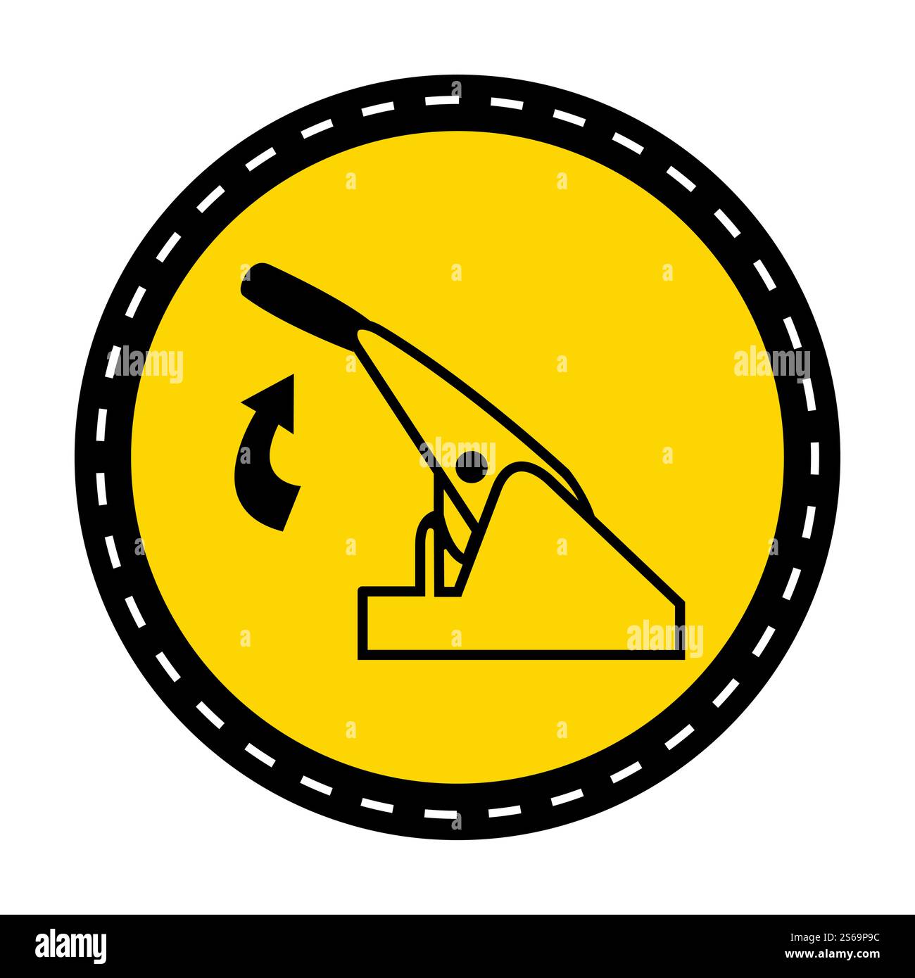 Pull Parking Brake Symbol Sign Isolate On White Background,Vector ...