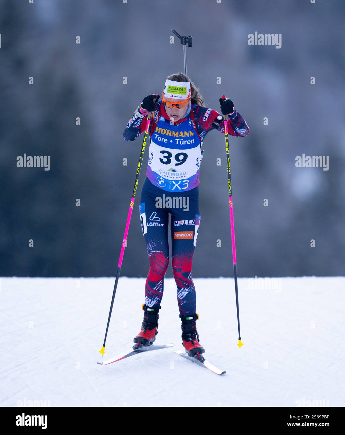 Ruhpolding, Germany. 16th Jan, 2025. Biathlon: World Cup, individual 15 km, women in the ...