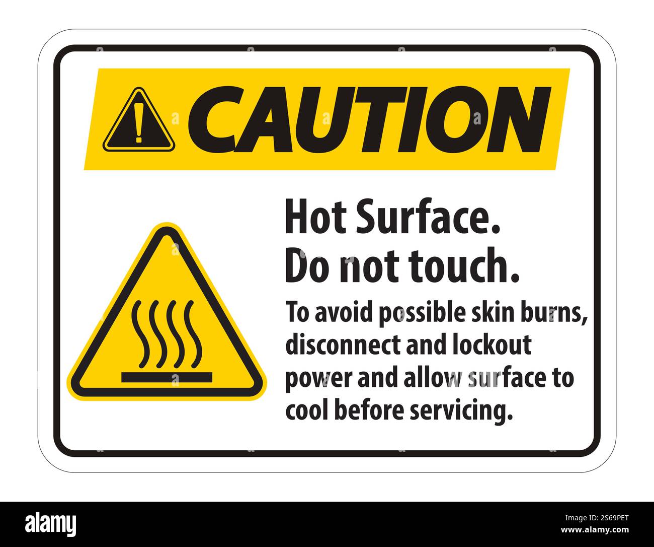 Hot Surface, Do Not Touch, To Avoid Possible Skin Burns, Disconnect And ...