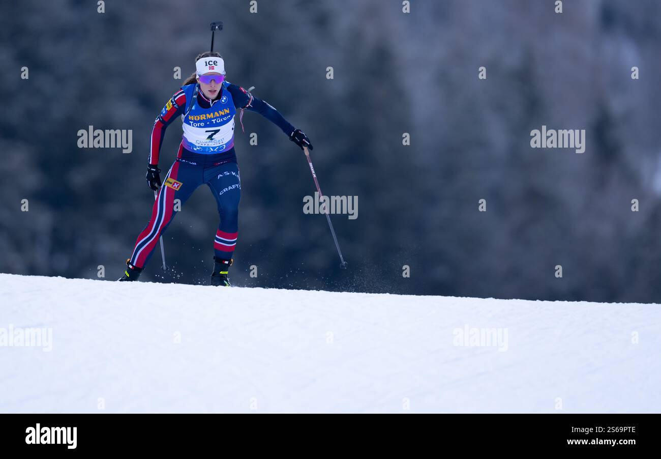 Ruhpolding, Germany. 16th Jan, 2025. Biathlon: World Cup, individual 15 ...