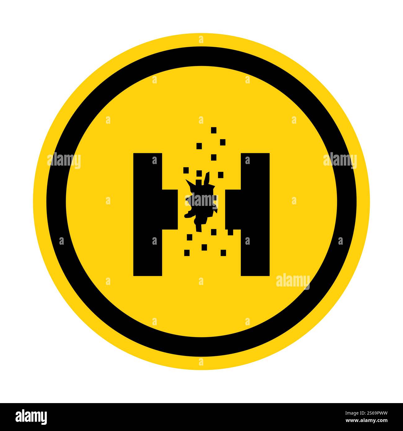Danger Of Molten Metal Symbol Sign Isolate On White Background,Vector ...