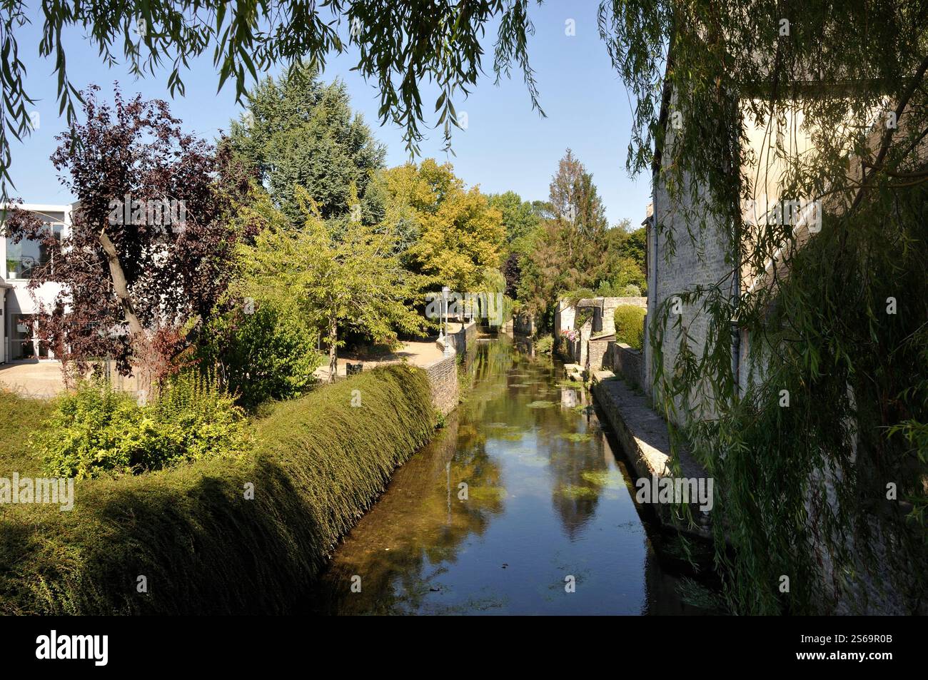The Aure river in Bayeux Stock Photo - Alamy