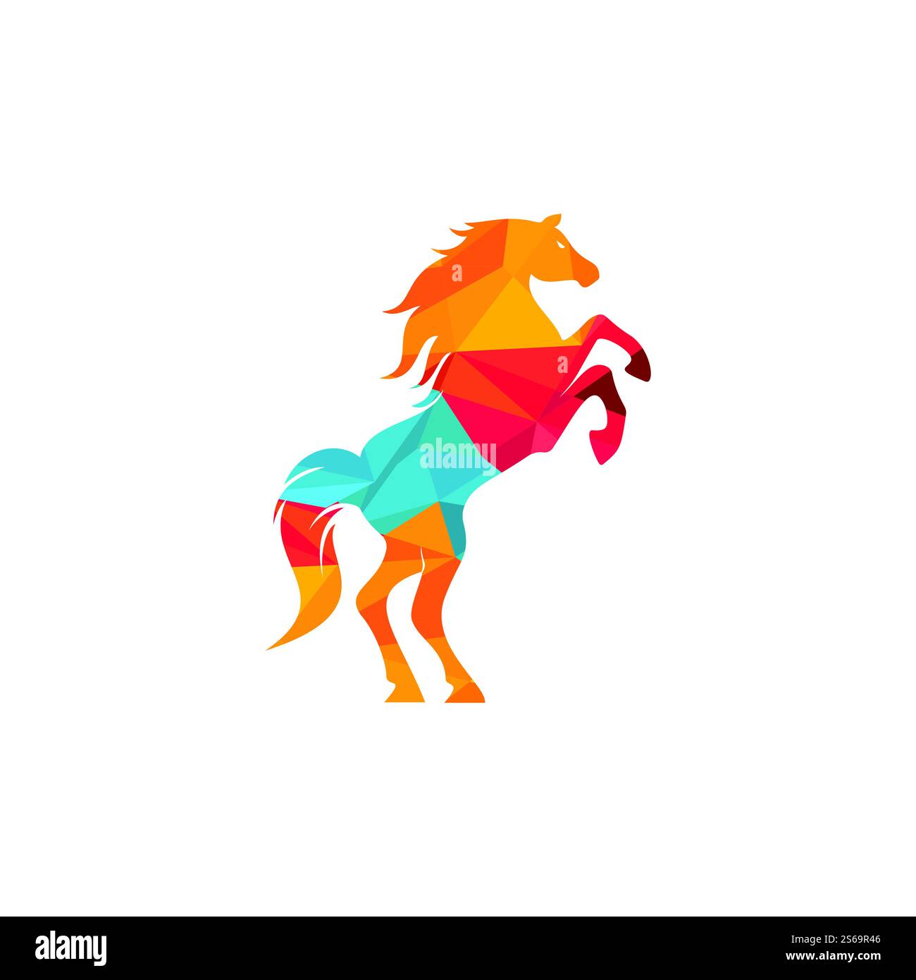 Horse vector logo design. Horse racing logo design Stock Vector Image ...
