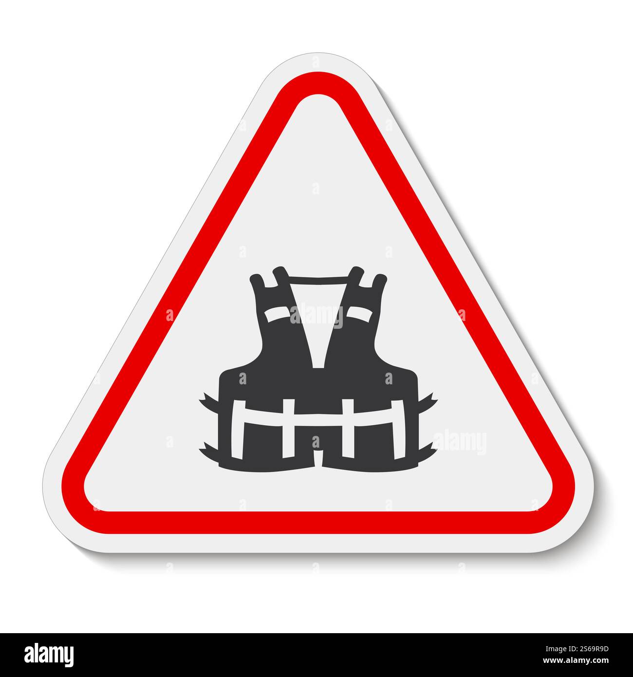 PPE Icon.Wearing a life jacket for safety Symbol Sign Isolate On White ...