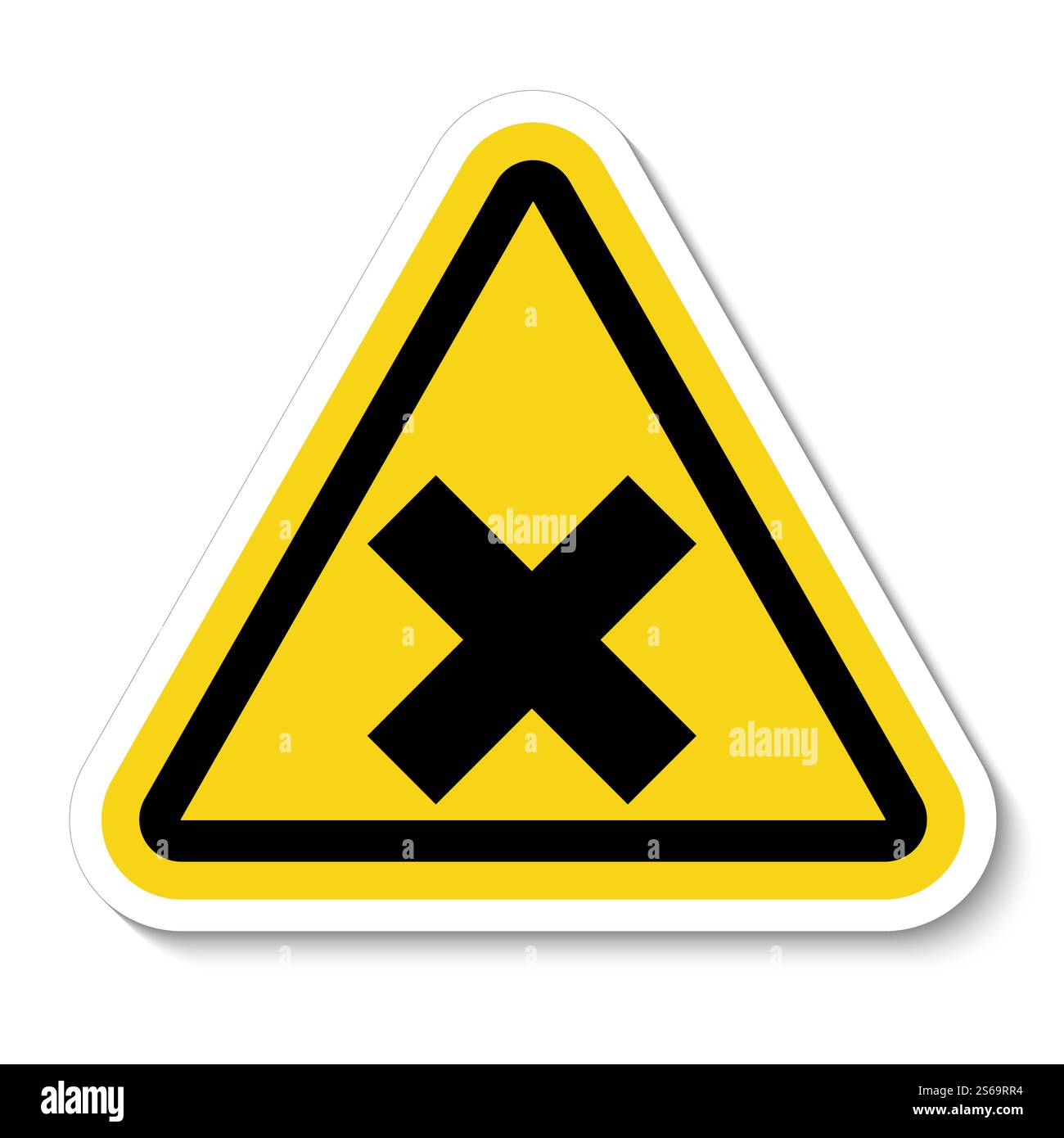 Beware Irritant Sign Isolate On White Background,Vector Illustration ...