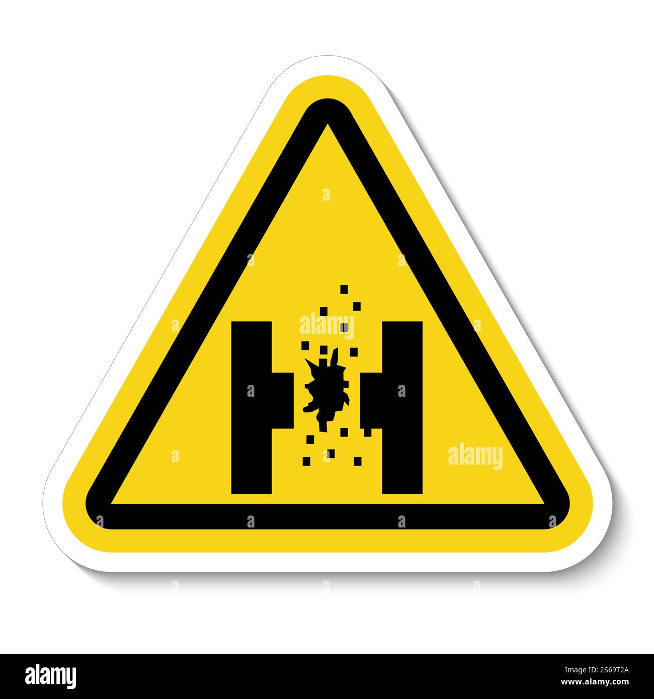 Danger Of Molten Metal Symbol Sign Isolate On White Background,Vector ...