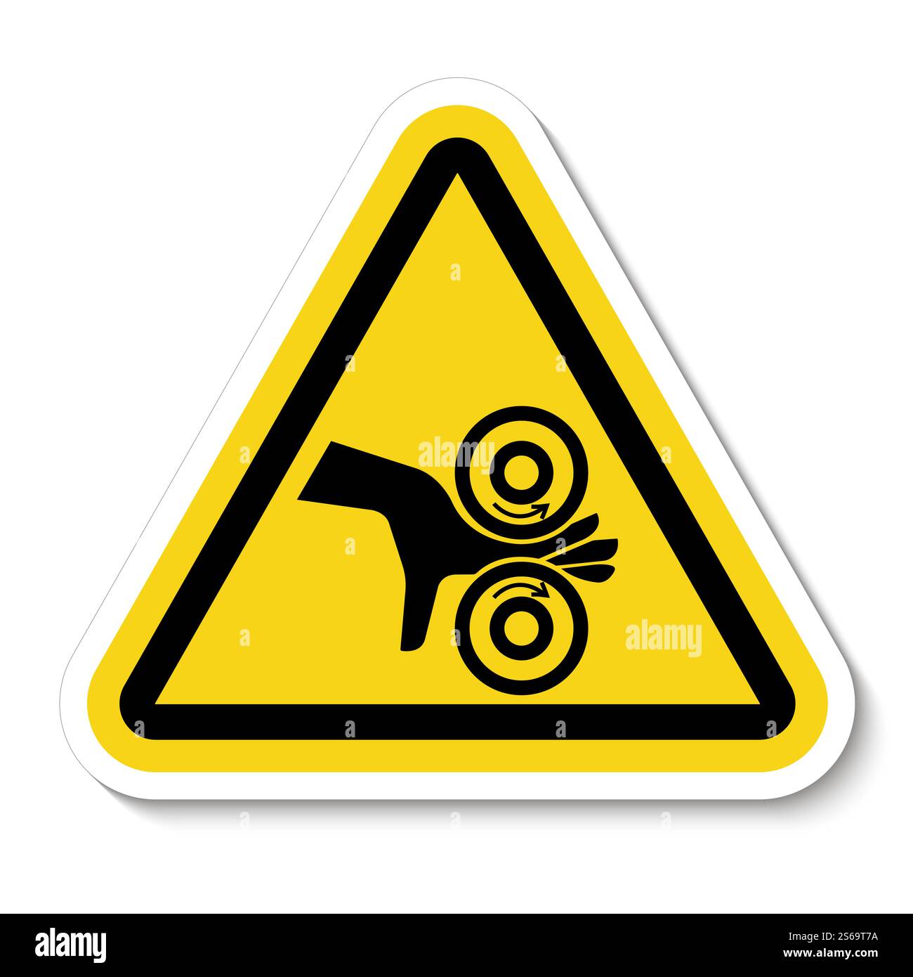 Hand Entanglement Rollers Symbol Sign, Vector Illustration, Isolate On ...