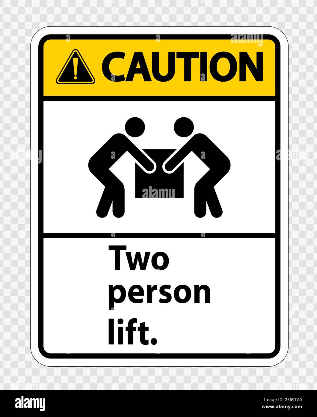Two person lift Symbol Sign Isolate on transparent Background,Vector ...