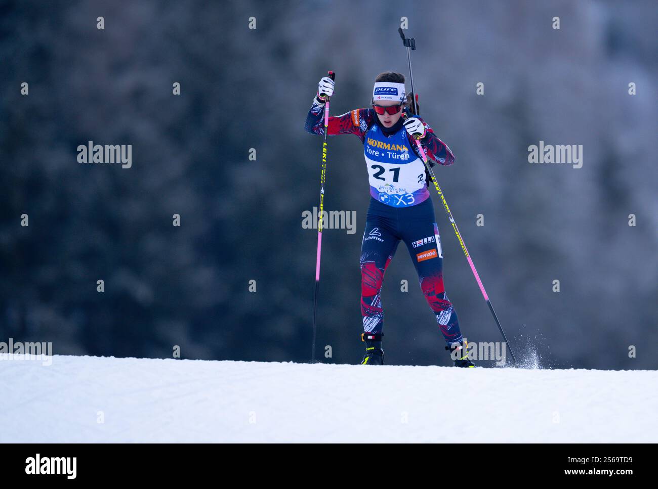 Ruhpolding, Germany. 16th Jan, 2025. Biathlon: World Cup, individual 15 ...