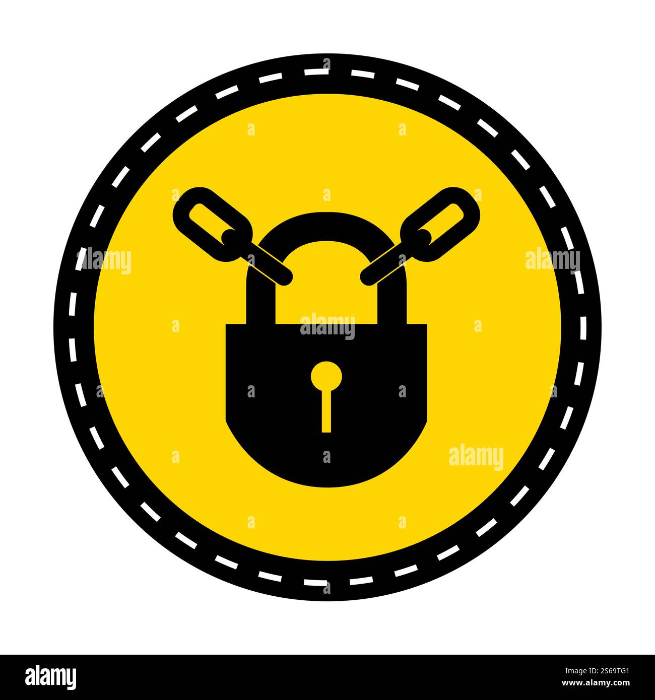 PPE Icon.Keep Locked Symbol Sign Isolate On White Background,Vector ...